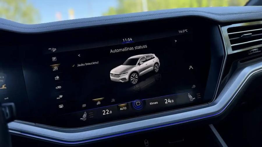 Melns Volkswagen Touareg 2019 Jelgava, ar dzinēja tilpumu 3.00 L un nobraukumu 215 tūkst. km par 32990 €, foto 18 vietnē AUTOMOTO.COM.LV