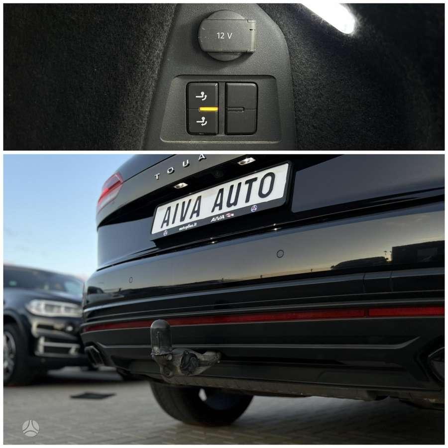Black Volkswagen Touareg 2019 in Kaunas, with an engine capacity of 2.97 L and mileage of 268 thousand km for 28999 €, photo 42 on AUTOMOTO.COM.LV