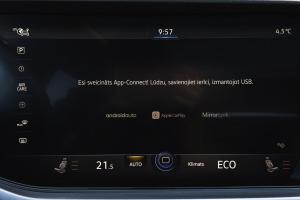 Black Volkswagen Touareg 2021 in Ventspils, with an engine capacity of 3.00 L and mileage of 77 thousand km for 36000 €, photo 26 on AUTOMOTO.COM.LV
