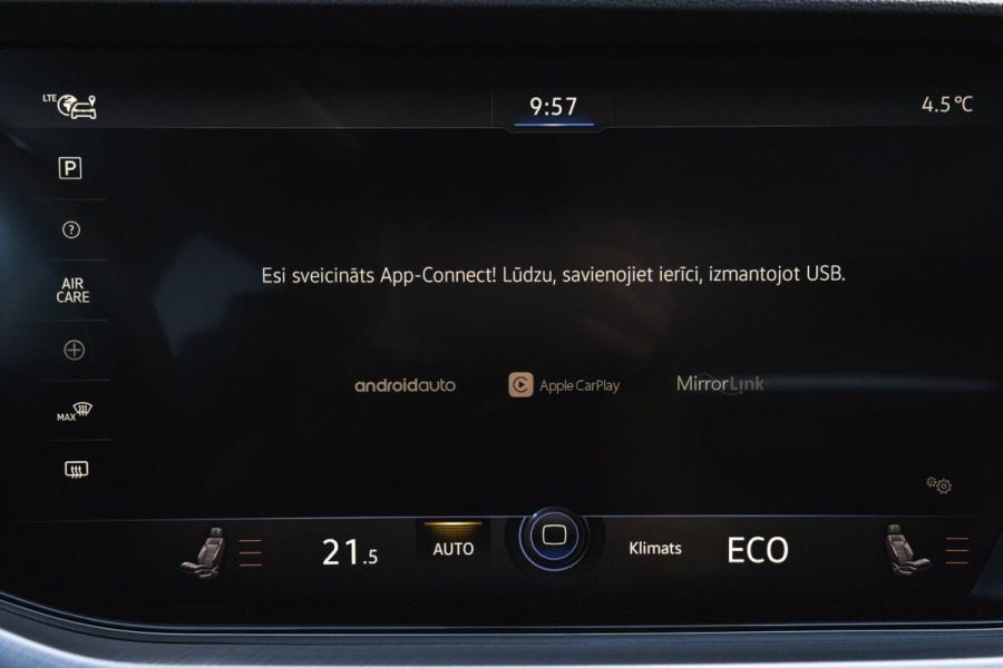 Black Volkswagen Touareg 2021 in Ventspils, with an engine capacity of 3.00 L and mileage of 77 thousand km for 36000 €, photo 26 on AUTOMOTO.COM.LV