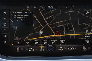Black Volkswagen Touareg 2021 in Ventspils, with an engine capacity of 3.00 L and mileage of 77 thousand km for 36000 €, photo 27 on AUTOMOTO.COM.LV