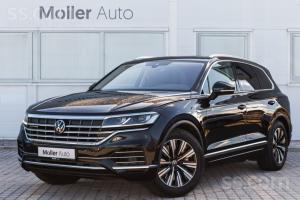 Melns Volkswagen Touareg 2021 Ventspils, ar dzinēja tilpumu 3.00 L un nobraukumu 77 tūkst. km par 36000 €, foto  vietnē AUTOMOTO.COM.LV