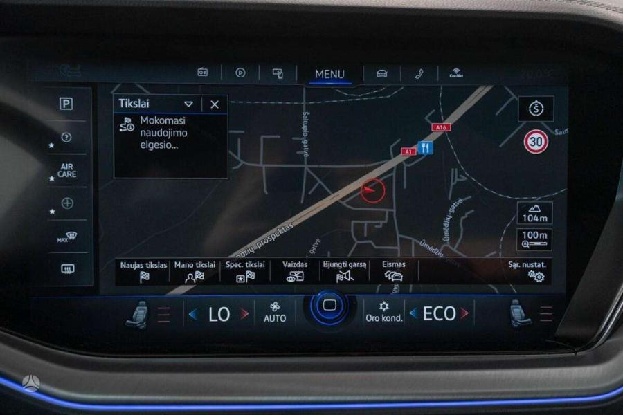 Melns Volkswagen Touareg 2022 Viļņa, ar dzinēja tilpumu 3.00 L un nobraukumu 108 tūkst. km par 43900 €, foto 18 vietnē AUTOMOTO.COM.LV