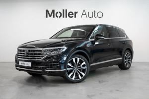Black Volkswagen Touareg 2022 in Vilnius, with an engine capacity of 3.00 L and mileage of 108 thousand km for 43900 €, photo 6 on AUTOMOTO.COM.LV