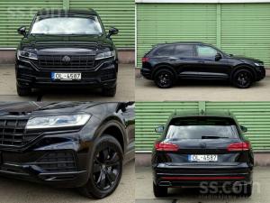 Black Volkswagen Touareg 2022 in Riga, with an engine capacity of 3.00 L and mileage of 63 thousand km for 37600 €, photo 12 on AUTOMOTO.COM.LV