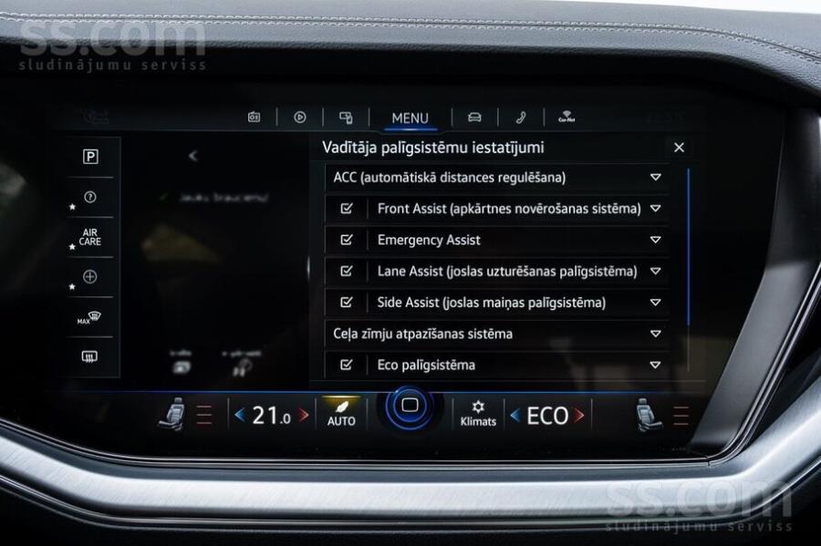 Melns Volkswagen Touareg 2022 Rīga, ar dzinēja tilpumu 3.00 L un nobraukumu 106 tūkst. km par 43950 €, foto 13 vietnē AUTOMOTO.COM.LV