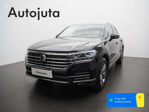 Black Volkswagen Touareg 2023 in Vilnius, with an engine capacity of 2.97 L and mileage of 137 thousand km for 39500 €, photo 1 on AUTOMOTO.COM.LV