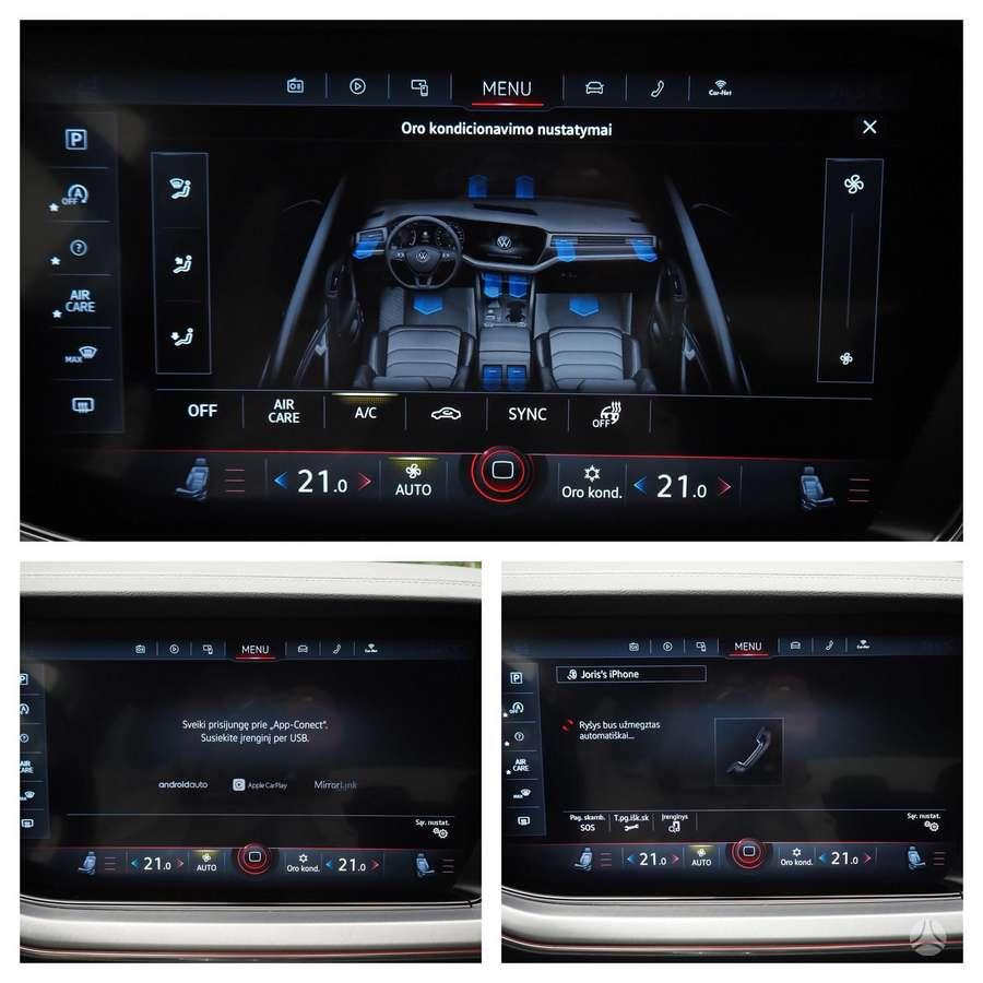 Melns Volkswagen Touareg 2023 Viļņa, ar dzinēja tilpumu 2.97 L un nobraukumu 137 tūkst. km par 39500 €, foto 23 vietnē AUTOMOTO.COM.LV