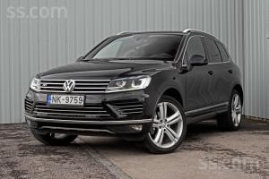 Black Volkswagen Touareg 2024 in Ogre, with an engine capacity of 3.00 L and mileage of 310 thousand km for 14900 €, photo  on AUTOMOTO.COM.LV