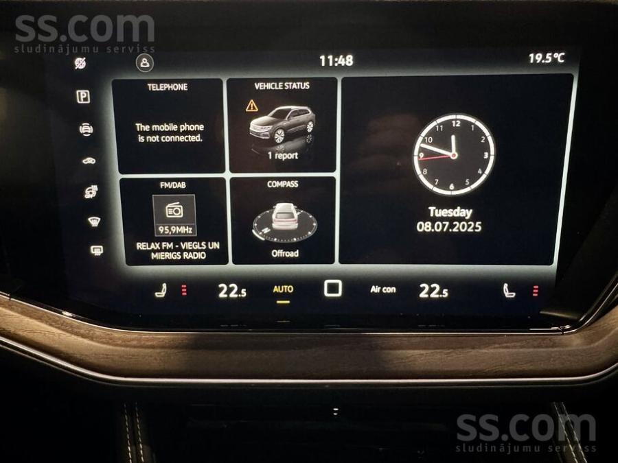 Melns Volkswagen Touareg 2026 Valmiera, ar dzinēja tilpumu 3.00 L un nobraukumu 4 tūkst. km par 61900 €, foto 18 vietnē AUTOMOTO.COM.LV