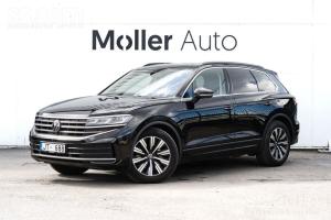 Black Volkswagen Touareg 2025 in Riga, with an engine capacity of 3.00 L and mileage of 14 thousand km for 58900 €, photo  on AUTOMOTO.COM.LV