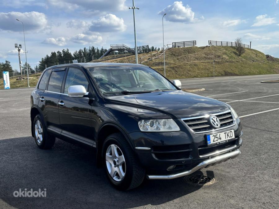 Черный Фольксваген Туарег 2005 в Нарва, объемом двигателя 2.50 л и пробегом 310 тыс. км за 3200 €, фото 3 на AUTOMOTO.COM.LV