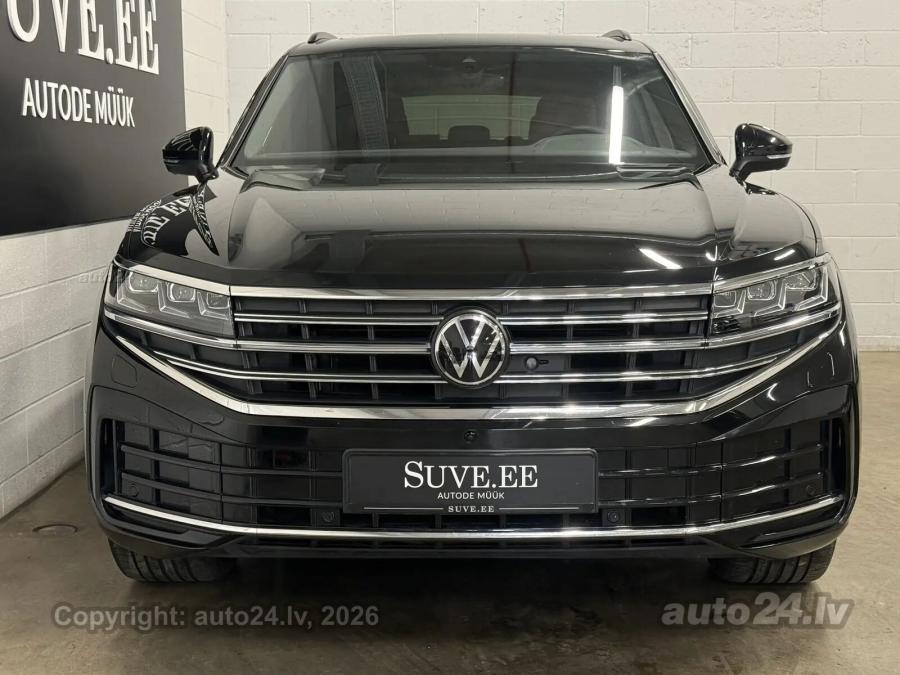 Black Volkswagen Touareg 2024 in Tallinn, with an engine capacity of 3.00 L and mileage of 0 thousand km for 59995 €, photo 6 on AUTOMOTO.COM.LV