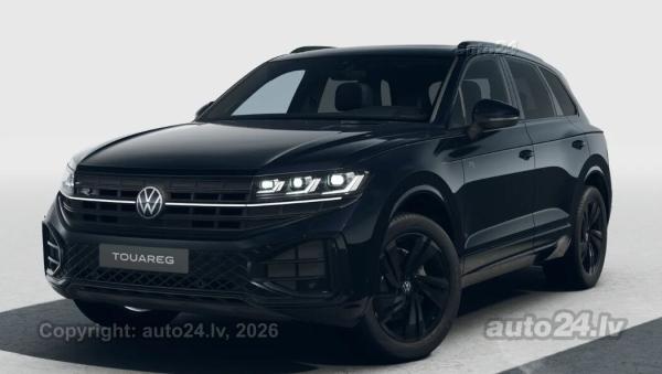 Black Volkswagen Touareg 2026 in Viljandi, with an engine capacity of 3.00 L and mileage of 4 thousand km for 79999 €, photo 1 on AUTOMOTO.COM.LV