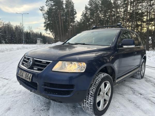 Zils Volkswagen Touareg 2004 Klaipėda, ar dzinēja tilpumu 3.20 L un nobraukumu 370 tūkst. km par 2650 €, foto 1 vietnē AUTOMOTO.COM.LV