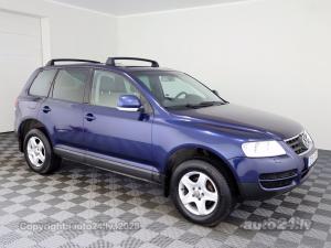 Zils Volkswagen Touareg 2005 Tallina, ar dzinēja tilpumu 2.50 L un nobraukumu 369 tūkst. km par 2199 €, foto  vietnē AUTOMOTO.COM.LV