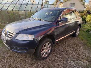 Zils Volkswagen Touareg 2005 Aizkraukle, ar dzinēja tilpumu 2.50 L un nobraukumu 350 tūkst. km par 2400 €, foto 3 vietnē AUTOMOTO.COM.LV