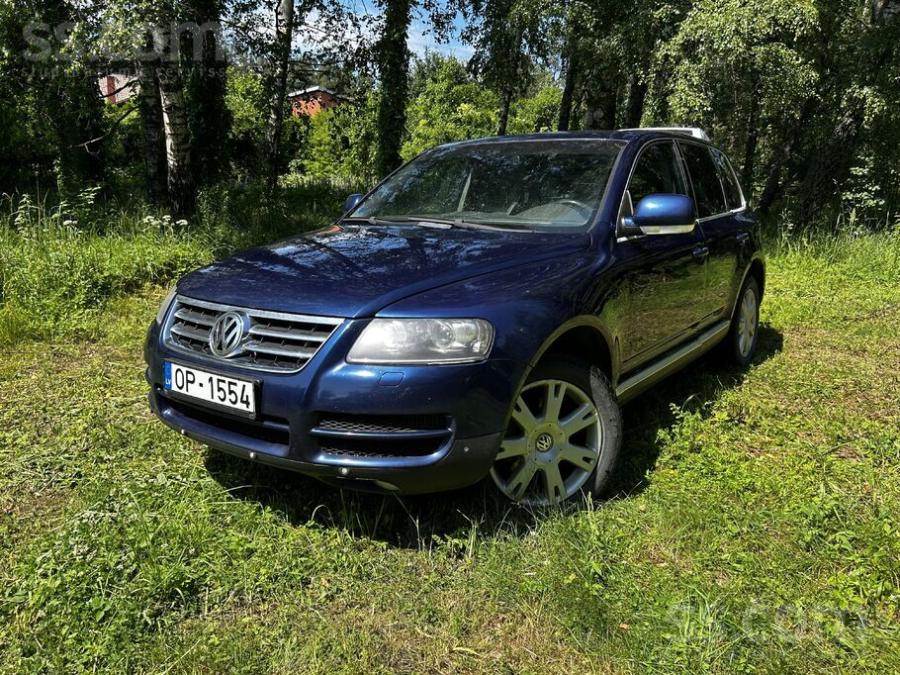Zils Volkswagen Touareg 2006 Rīga, ar dzinēja tilpumu 3.00 L un nobraukumu 0 tūkst. km par 1750 €, foto 1 vietnē AUTOMOTO.COM.LV