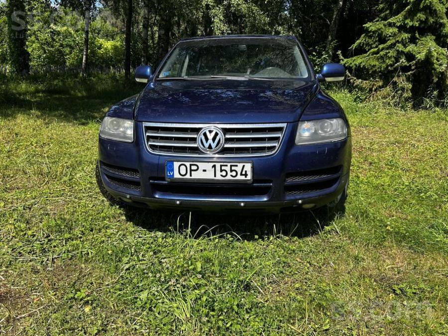 Zils Volkswagen Touareg 2006 Rīga, ar dzinēja tilpumu 3.00 L un nobraukumu 0 tūkst. km par 1750 €, foto 3 vietnē AUTOMOTO.COM.LV