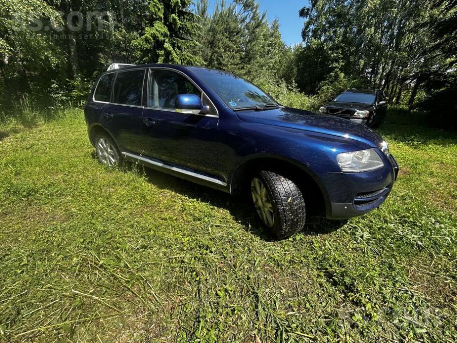 Zils Volkswagen Touareg 2006 Rīga, ar dzinēja tilpumu 3.00 L un nobraukumu 0 tūkst. km par 1750 €, foto 5 vietnē AUTOMOTO.COM.LV