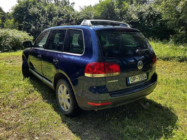 Blue Volkswagen Touareg 2006 in Vilnius, with an engine capacity of 2.97 L and mileage of 432 thousand km for 2000 €, photo 6 on AUTOMOTO.COM.LV
