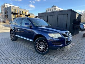 Blue Volkswagen Touareg 2007 in Tartu, with an engine capacity of 3.00 L and mileage of 260 thousand km for 5999 €, photo  on AUTOMOTO.COM.LV