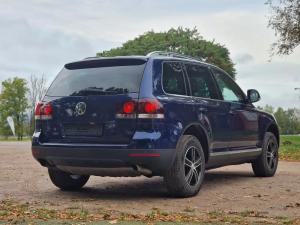 Blue Volkswagen Touareg 2008 in Grobiņa, with an engine capacity of 3.00 L and mileage of 436 thousand km for 4750 €, photo 6 on AUTOMOTO.COM.LV