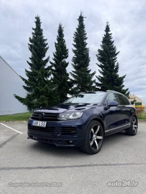 Zils Volkswagen Touareg 2012 Tallina, ar dzinēja tilpumu 3.00 L un nobraukumu 251 tūkst. km par 14000 €, foto  vietnē AUTOMOTO.COM.LV