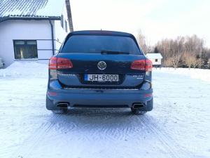 Blue Volkswagen Touareg 2013 in Rezekne, with an engine capacity of 3.00 L and mileage of 252 thousand km for 12700 €, photo 14 on AUTOMOTO.COM.LV