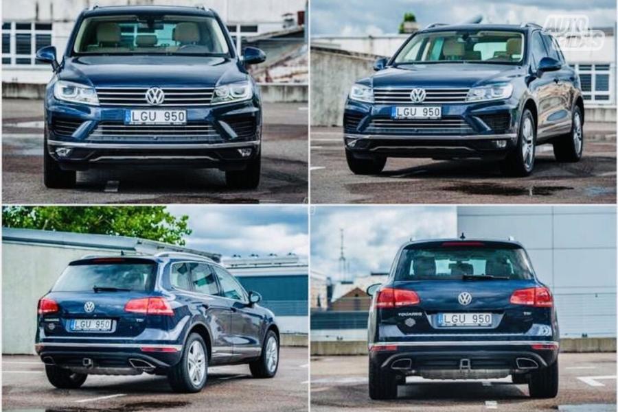 Zils Volkswagen Touareg 2013 Kauņa, ar dzinēja tilpumu 3.00 L un nobraukumu 215 tūkst. km par 12290 €, foto 4 vietnē AUTOMOTO.COM.LV