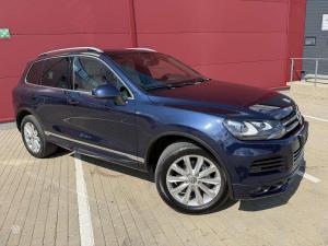 Blue Volkswagen Touareg 2014 in Kaunas, with an engine capacity of 2.97 L and mileage of 210 thousand km for 14500 €, photo 6 on AUTOMOTO.COM.LV