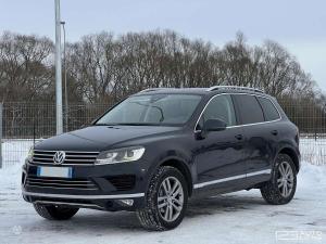 Zils Volkswagen Touareg 2015 Tauragė, ar dzinēja tilpumu 3.00 L un nobraukumu 264 tūkst. km par 15200 €, foto  vietnē AUTOMOTO.COM.LV