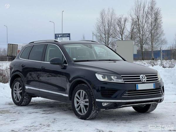 Zils Volkswagen Touareg 2015 Tauragė, ar dzinēja tilpumu 3.00 L un nobraukumu 264 tūkst. km par 15200 €, foto 4 vietnē AUTOMOTO.COM.LV