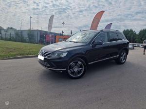Zils Volkswagen Touareg 2015 Kauņa, ar dzinēja tilpumu 2.97 L un nobraukumu 314 tūkst. km par 11400 €, foto  vietnē AUTOMOTO.COM.LV