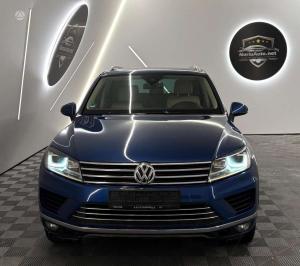 Blue Volkswagen Touareg 2016 in Marijampole, with an engine capacity of 2.97 L and mileage of 305 thousand km for 15450 €, photo 29 on AUTOMOTO.COM.LV