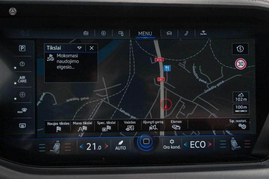 Zils Volkswagen Touareg 2021 Viļņa, ar dzinēja tilpumu 3.00 L un nobraukumu 124 tūkst. km par 43500 €, foto 15 vietnē AUTOMOTO.COM.LV
