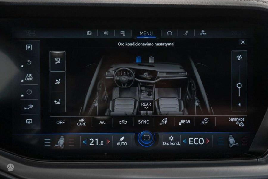 Zils Volkswagen Touareg 2021 Viļņa, ar dzinēja tilpumu 3.00 L un nobraukumu 124 tūkst. km par 43500 €, foto 17 vietnē AUTOMOTO.COM.LV