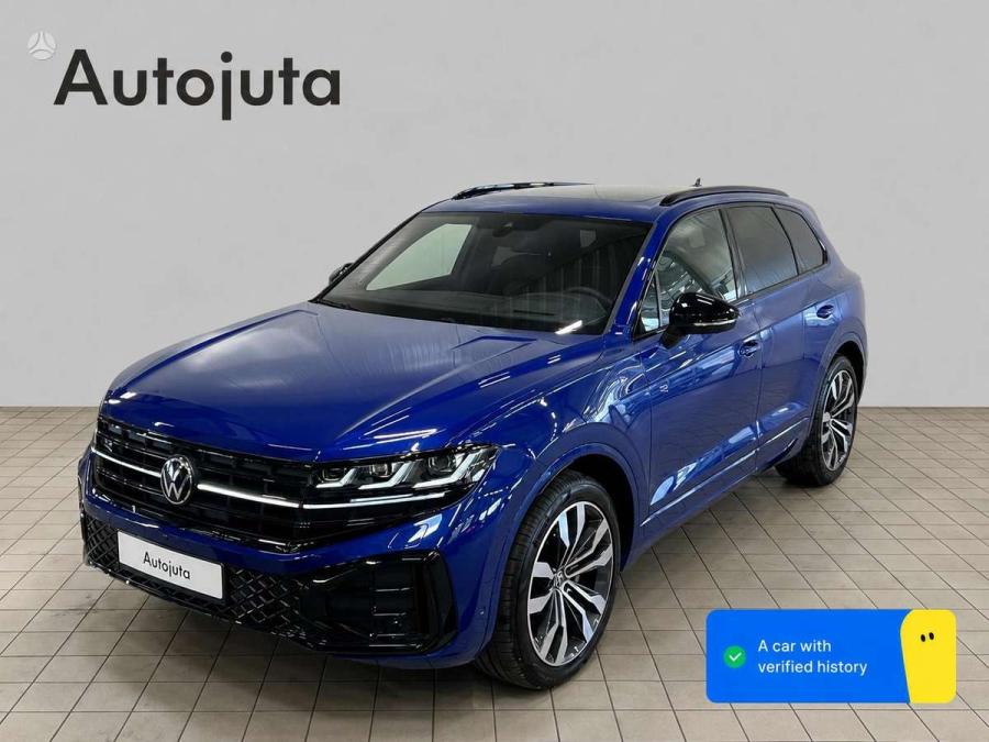 Zils Volkswagen Touareg 2024 Kauņa, ar dzinēja tilpumu 2.97 L un nobraukumu 38 tūkst. km par 67600 €, foto 1 vietnē AUTOMOTO.COM.LV