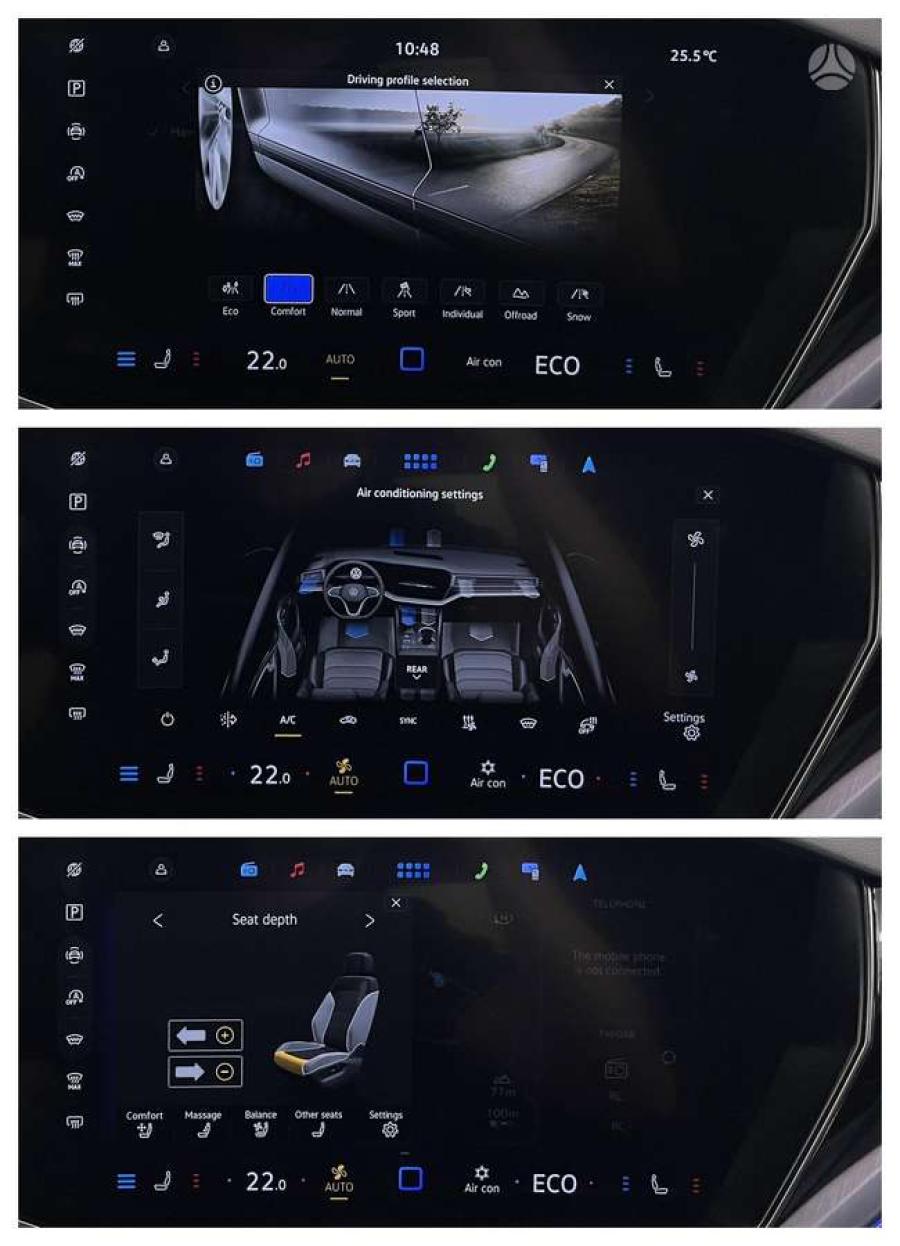 Zils Volkswagen Touareg 2024 Kauņa, ar dzinēja tilpumu 2.97 L un nobraukumu 38 tūkst. km par 67600 €, foto 12 vietnē AUTOMOTO.COM.LV