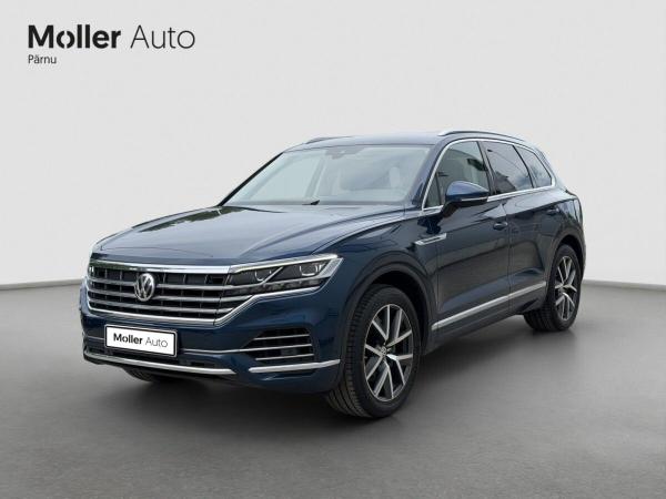 Zils Volkswagen Touareg 2018 Pērnava, ar dzinēja tilpumu 3.00 L un nobraukumu 117 tūkst. km par 37200 €, foto 1 vietnē AUTOMOTO.COM.LV