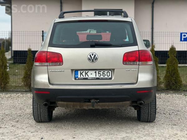 Brūns Volkswagen Touareg 2005 Jelgava, ar dzinēja tilpumu 3.00 L un nobraukumu 0 tūkst. km par 4100 €, foto 5 vietnē AUTOMOTO.COM.LV