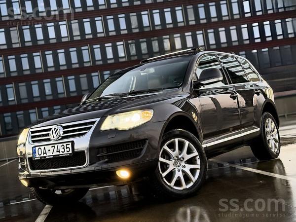 Brūns Volkswagen Touareg 2008 Rīga, ar dzinēja tilpumu 3.00 L un nobraukumu 397 tūkst. km par 3950 €, foto 1 vietnē AUTOMOTO.COM.LV