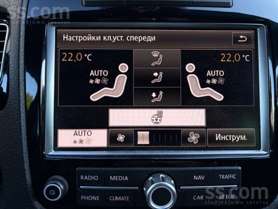 Коричневый Фольксваген Туарег 2010 в Елгава, объемом двигателя 3.00 л и пробегом 298 тыс. км за 11900 €, фото 12 на AUTOMOTO.COM.LV
