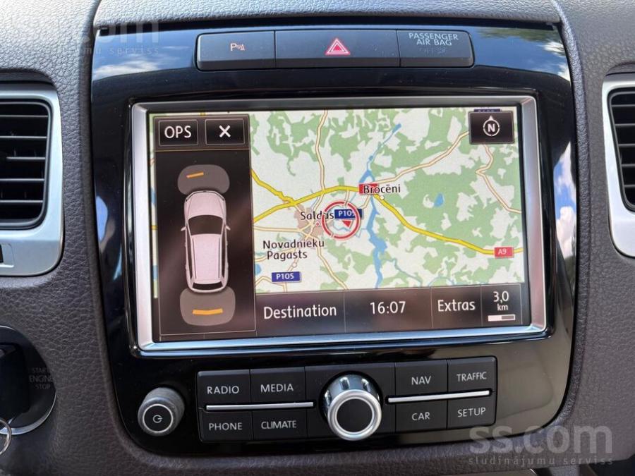 Brūns Volkswagen Touareg 2010 Saldus, ar dzinēja tilpumu 3.00 L un nobraukumu 255 tūkst. km par 9650 €, foto 19 vietnē AUTOMOTO.COM.LV