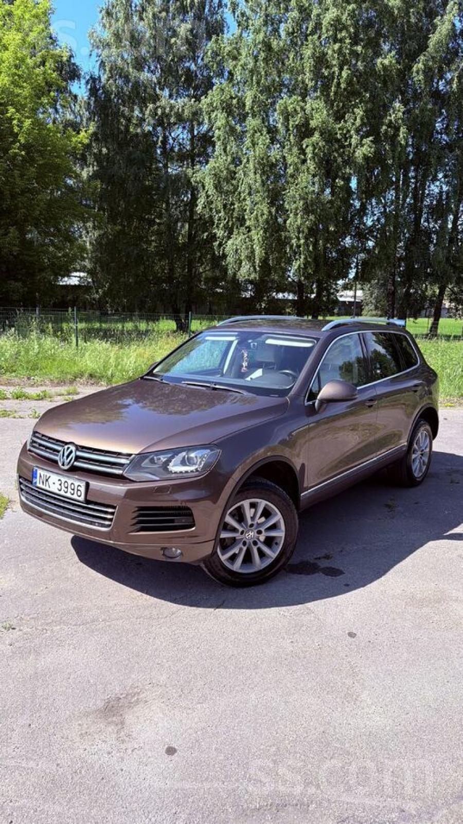 Brūns Volkswagen Touareg 2011 Rīga, ar dzinēja tilpumu 3.00 L un nobraukumu 498 tūkst. km par 8250 €, foto 1 vietnē AUTOMOTO.COM.LV