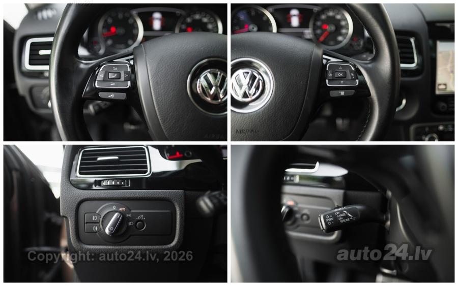 Brown Volkswagen Touareg 2011 in Tallinn, with an engine capacity of 4.20 L and mileage of 242 thousand km for 10999 €, photo 14 on AUTOMOTO.COM.LV