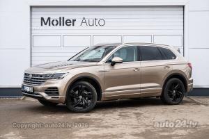 Brūns Volkswagen Touareg 2018 Rīga, ar dzinēja tilpumu 3.00 L un nobraukumu 194 tūkst. km par 31500 €, foto  vietnē AUTOMOTO.COM.LV