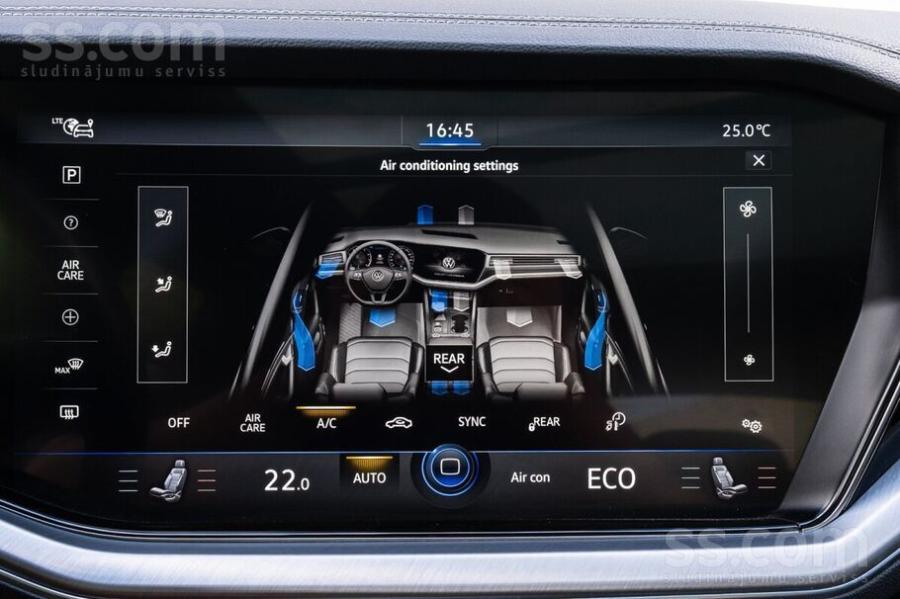 Brūns Volkswagen Touareg 2022 Rīga, ar dzinēja tilpumu 3.00 L un nobraukumu 75 tūkst. km par 43750 €, foto 15 vietnē AUTOMOTO.COM.LV
