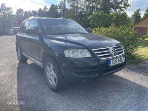 Volkswagen Touareg 2004 in Tallinn, with an engine capacity of 2.50 L and mileage of 387 thousand km for 1700 €, photo 7 on AUTOMOTO.COM.LV