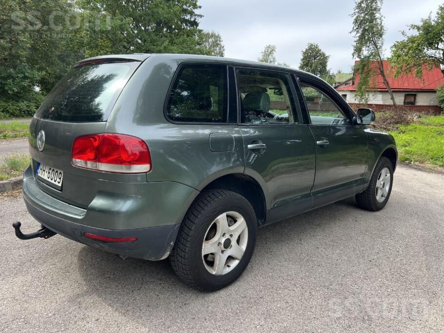 Zaļš Volkswagen Touareg 2002 Rīga, ar dzinēja tilpumu 3.20 L un nobraukumu 374 tūkst. km par 3480 €, foto 4 vietnē AUTOMOTO.COM.LV